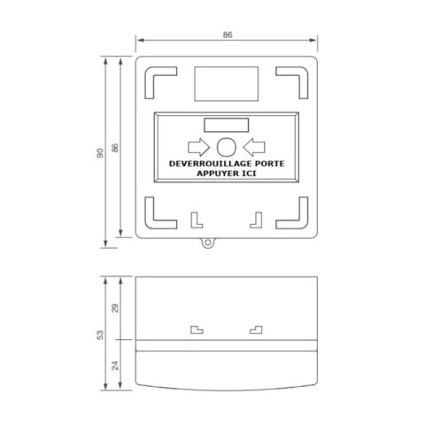 Déclencheur manuel lumineux et sonore - Izyx - Accor Solutions